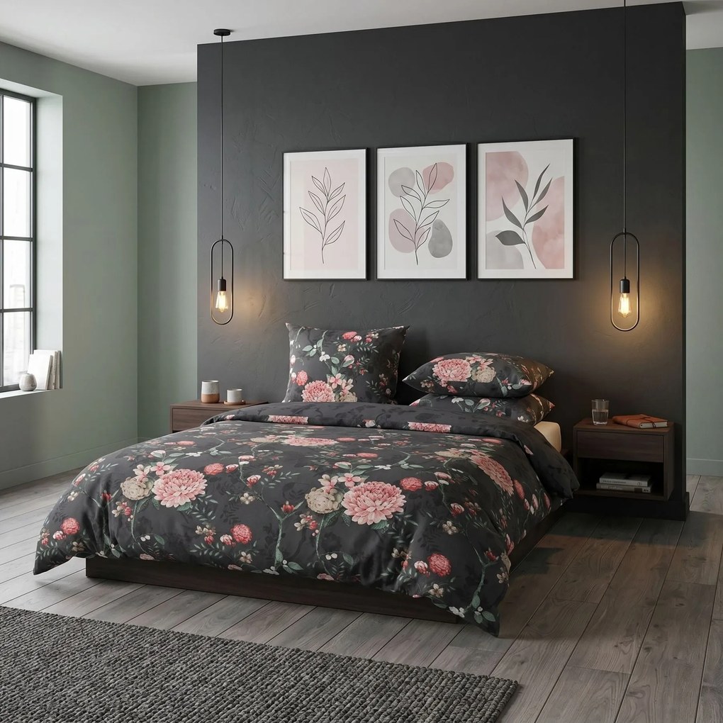 Saténové povlečení LUXURY COLLECTION ALISA - 1x 200/200, 2x 70/90cm