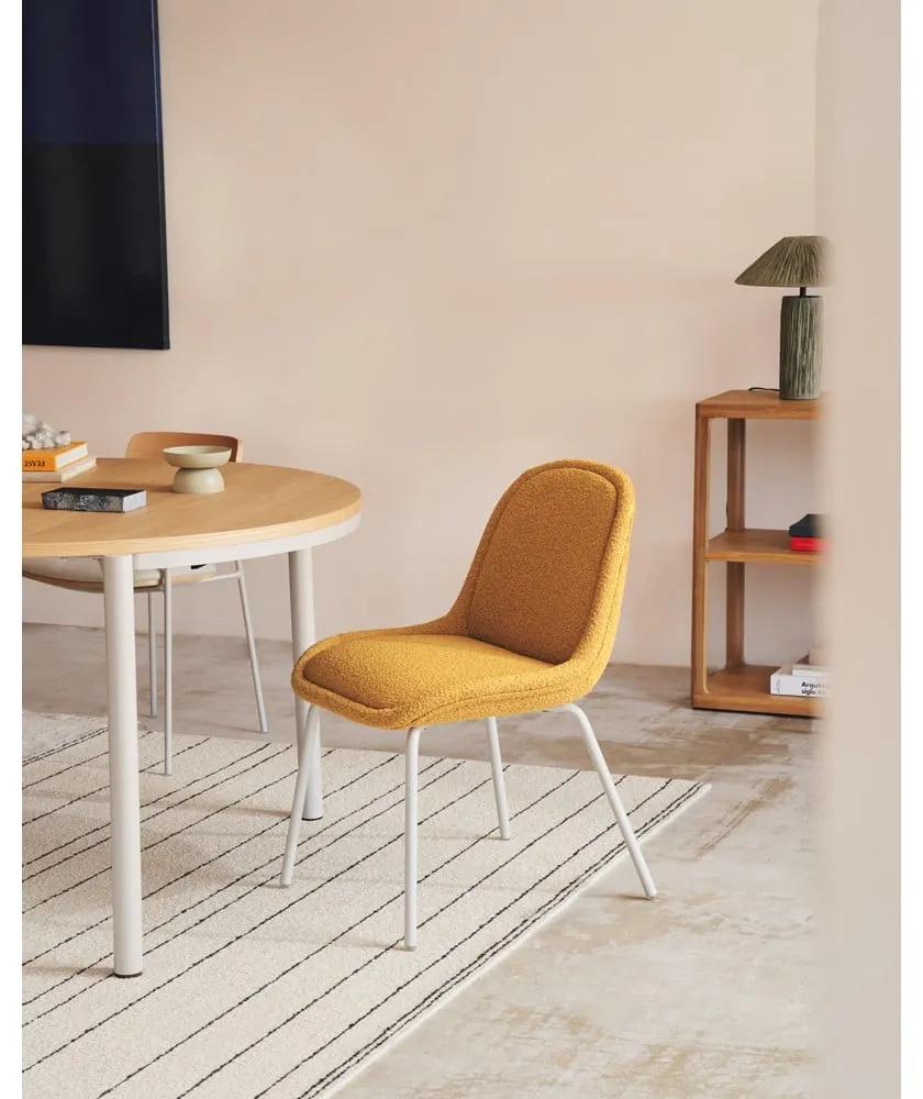 Krémové jídelní židle v sadě 4 ks Aimin – Kave Home