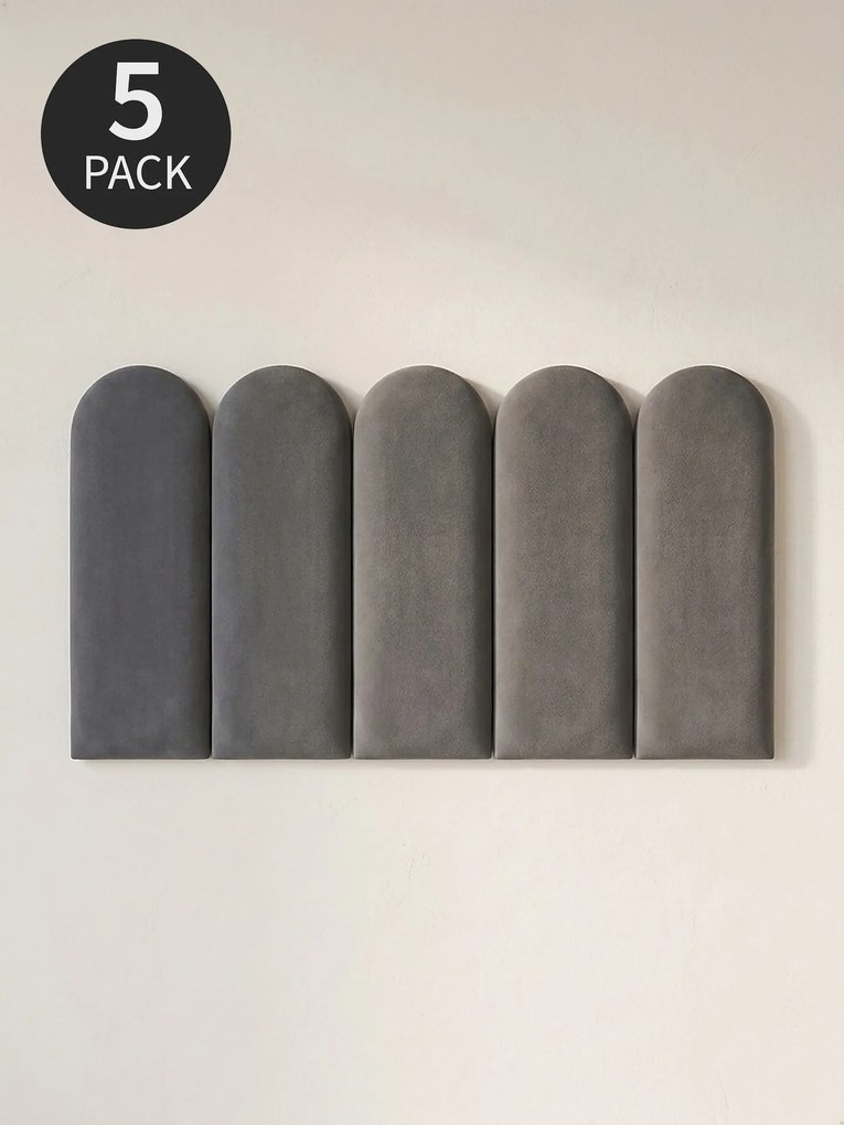 Sinsay - Čalouněné stěnové panely 5 pack - šedá