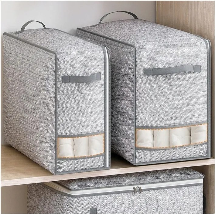 Organizér do skříně SENCA M 52x33x20 cm šedý