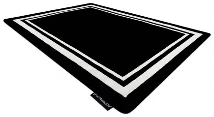 koberec HAMPTON Border rám, černý velikost 120x170 cm | krásné koberce cz