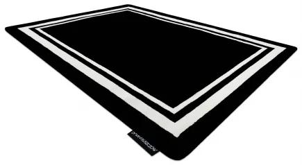 koberec HAMPTON Border rám, černý velikost 200x290 cm | krásné koberce cz