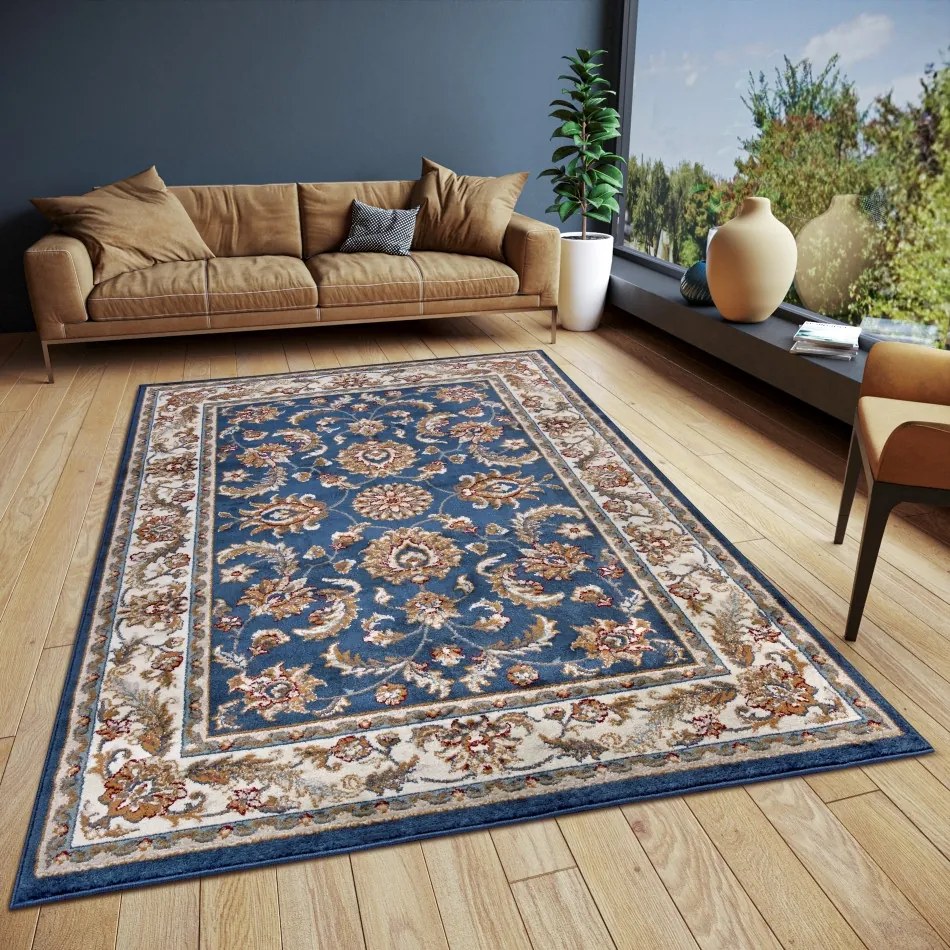 Hanse Home, Kusový koberec Luxor 105640 Reni Blue Cream, 200x280, modrá, ložnice