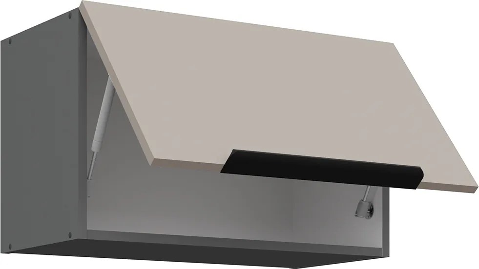 ARIA ta | horní skříňka 60 GU-36 1F výklopná | 60 cm | ANTI FINGERPRINT povrch | antracit/béžová