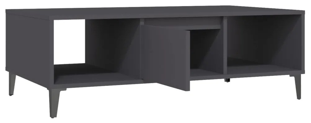 Konferenční stolek šedý 103,5 x 60 x 35 cm dřevotříska - Default Title