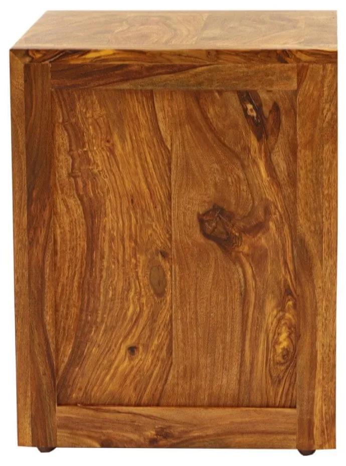 Massive home Dřevěný noční stolek 45 cm Ruby palisandr
