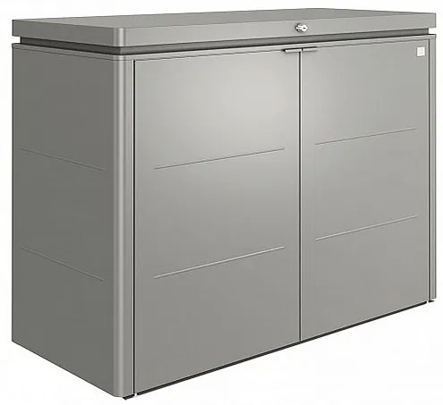 Biohort Víceúčelový úložný box HighBoard 160 x 70 x 118 (šedý křemen metalíza) 160 cm (3 krabice)