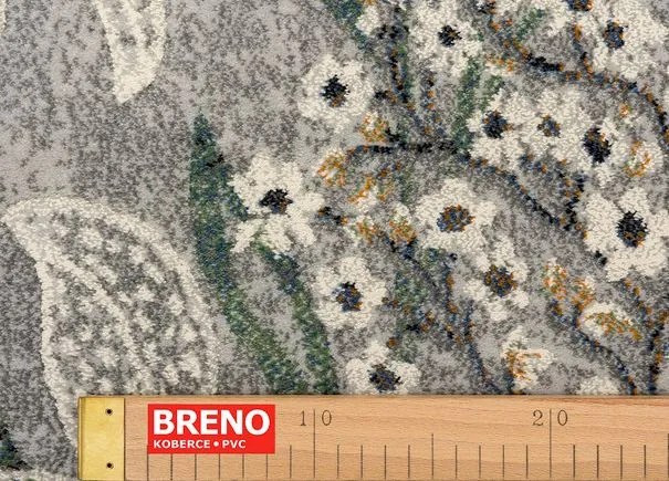 Breno Kusový koberec ARGENTUM kruh 63893/7676, 200x200 cm, Vícebarevné