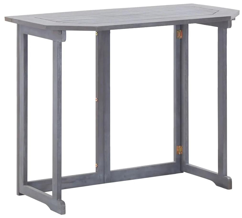 46326 vidaXL Skládací stůl na balkón 90x50x74 cm masivní akáciové dřevo