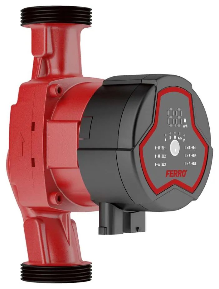 Novaservis - Oběhové elektronické čerpadlo Ferro, typ 25-60, 180 mm 256180GPA3