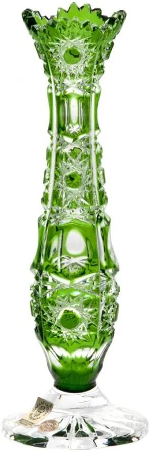 Váza Petra I, barva zelená, výška 205 mm