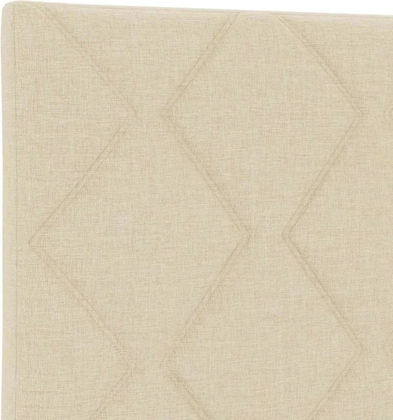 Čelo postele Krémová 90 cm textil 3337891