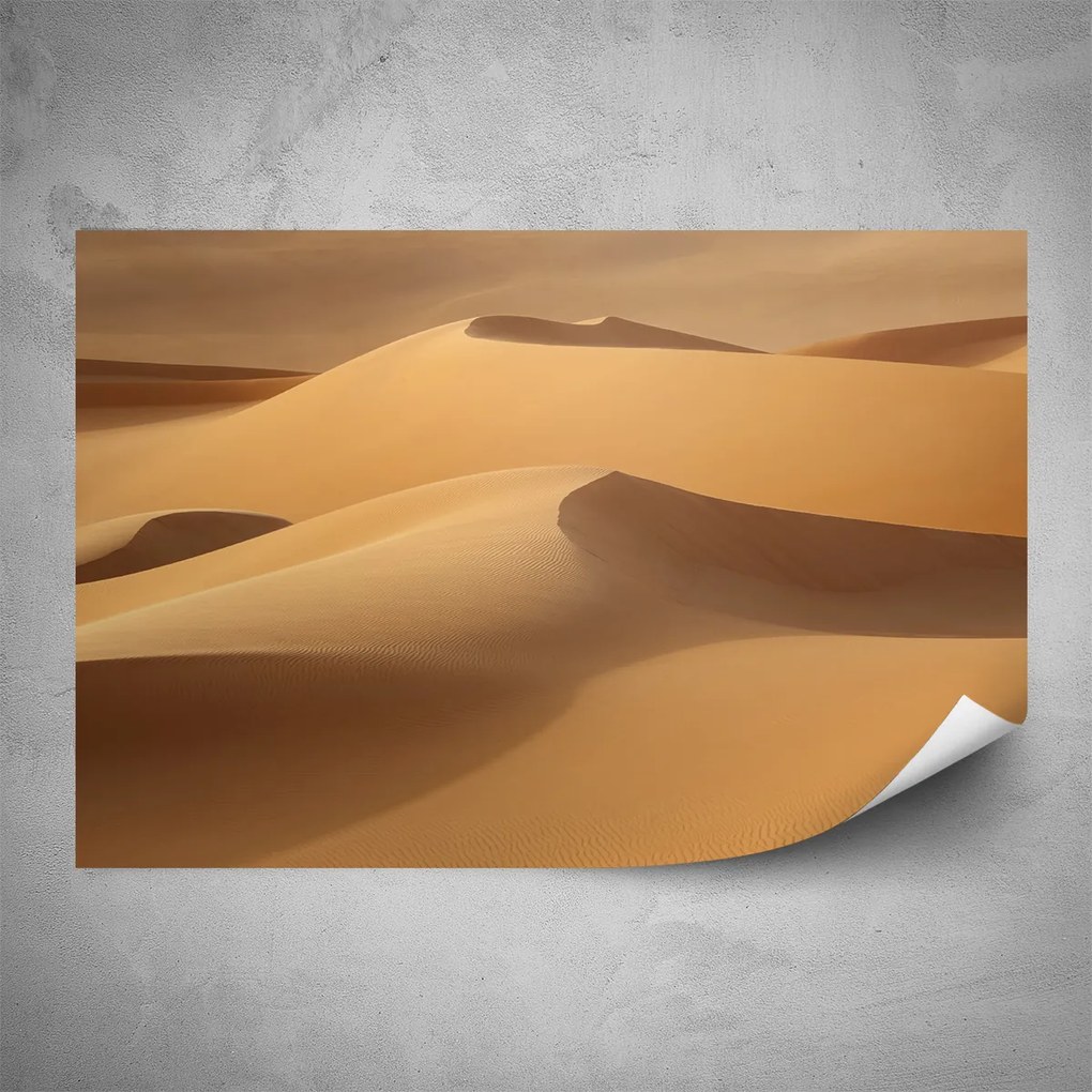Plakát - Pouštní duny (60x40 cm) - PopyDesign