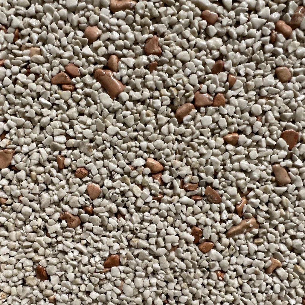Báča Beton Kamenný koberec na stěnu Toscano Frakce: Jemná (0,7 – 1,8 mm), vydatnost setu 3,5 m², Doporučené použití v: exteriéru - akrylátové pojivo