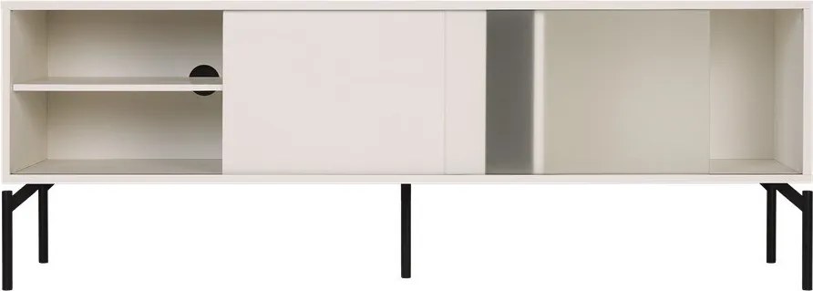 Šedobéžový TV stolek 160x60x42 cm Met – noo.ma
