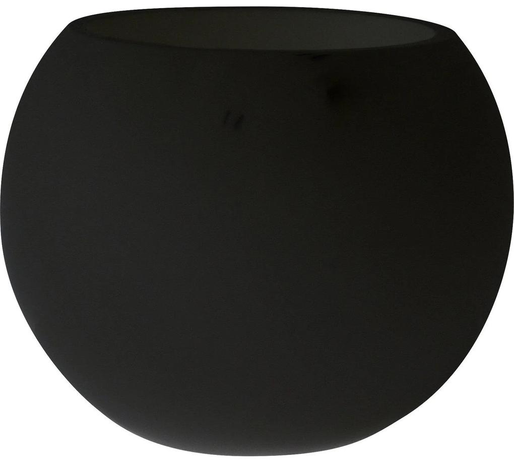 Premium Globe květinový obal Black Rozměry: 60 cm průměr x 45 cm výška