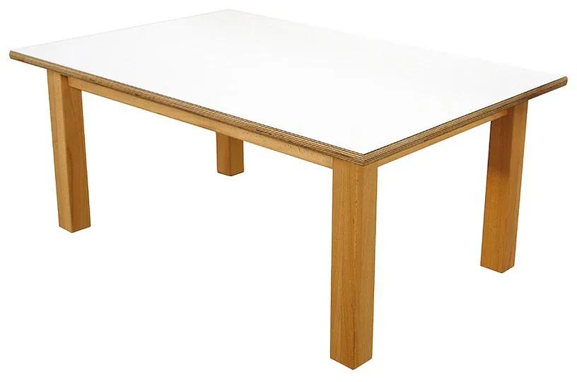 De Breuyn Dětský dřevený stolek Decor DeBreuyn 60x90 cm | bílý