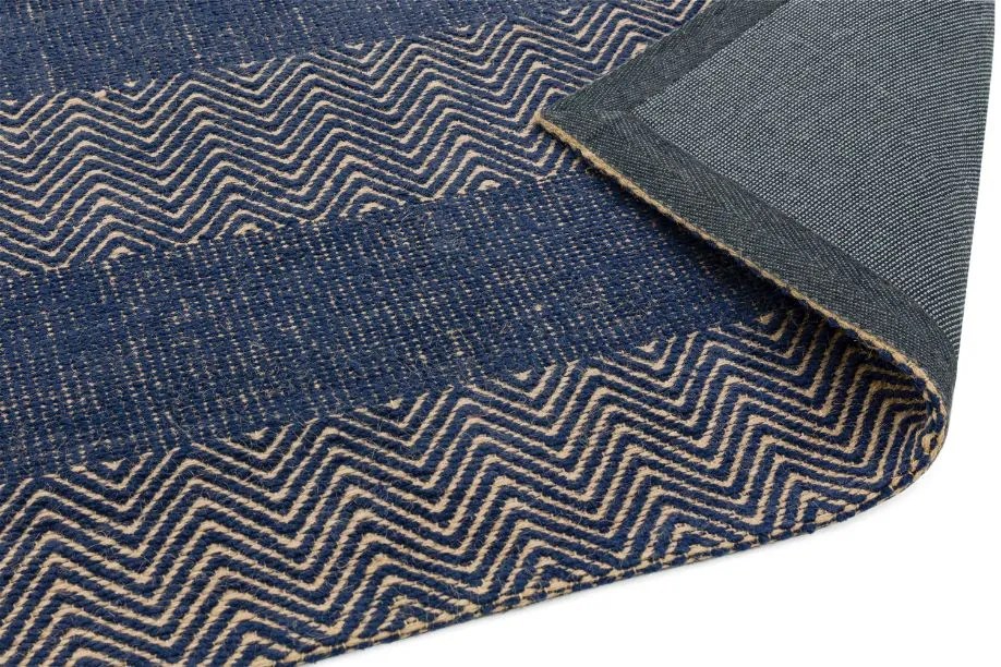 Modrý koberec Rebel Navy Blue Rozměry: 120x170 cm