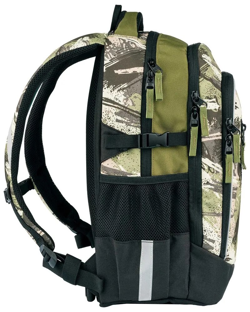 Stil Midi - školní batoh Camo