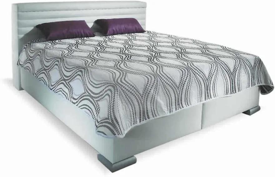 Čalouněná postel s úložným prostorem GROTA New Design, Mikroplyš oranžová
