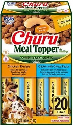 Inaba Churu Dog meal topper kuře multipack 20x14g