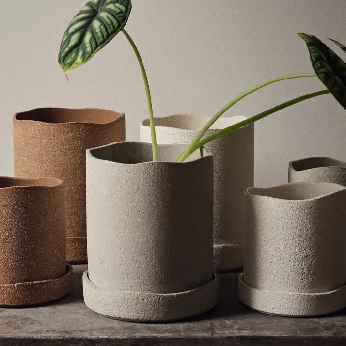 FERM LIVING Květináč Uneru Pot S, White