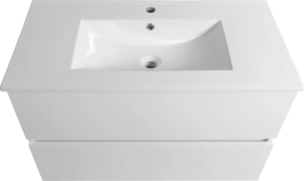 Aqualine Aqualine, PANEDA umyvadlová skříňka 99,5x55x45,2cm, biały, PN210
