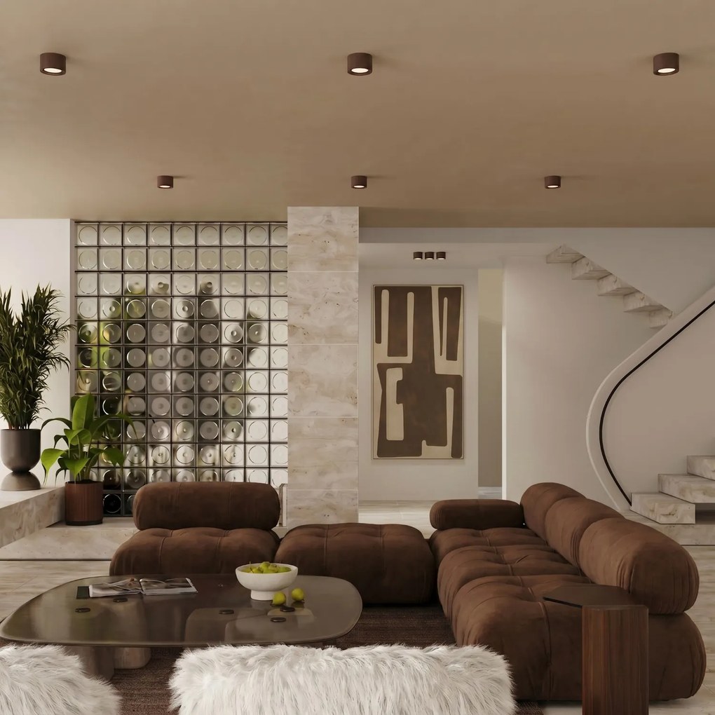 Sollux Lighting Stropní svítidlo MODO 2 hnědé GX53