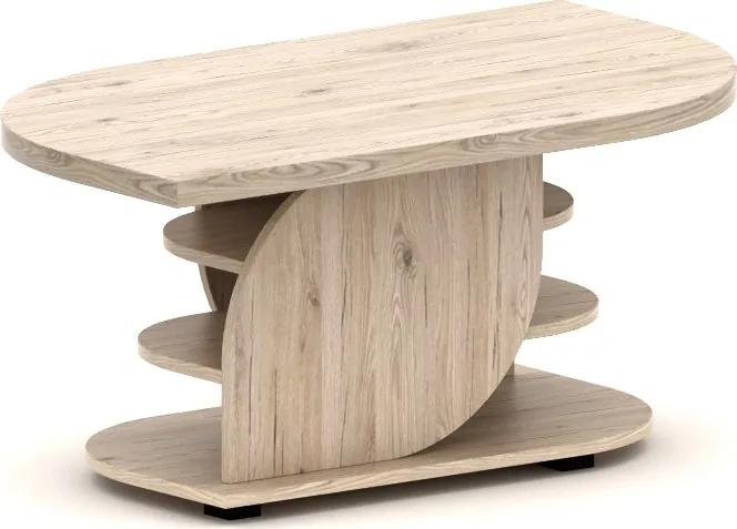 Bradop Konferenční stolek Dan K125 | Provedení: W - wenge