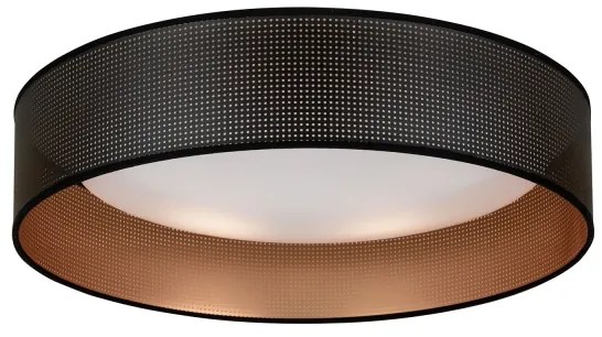Duolla - LED Stropní svítidlo ROLLER LED/24W/230V pr. 45 cm černá/měděná
