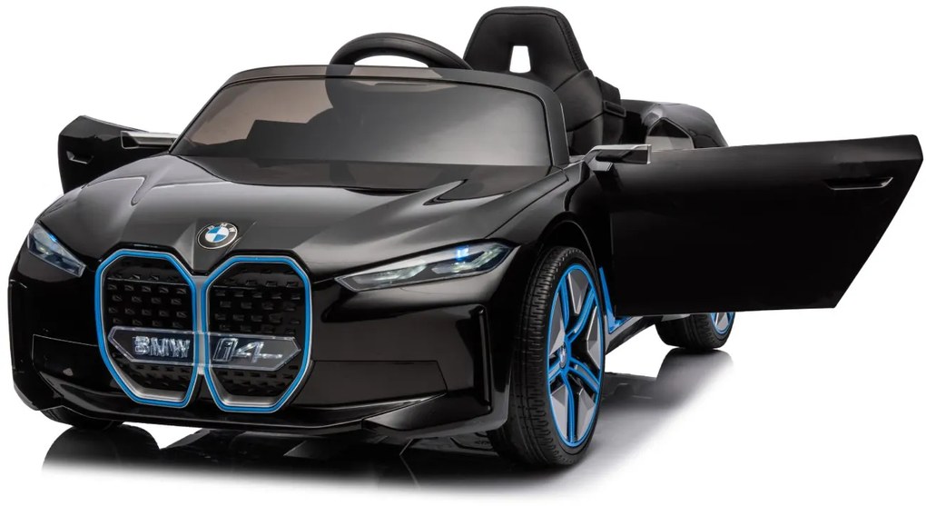 Dětské elektrické autíčko s dálkovým ovládáním BestBerg BBCC-20B – BMW i4 / nosnost 30 kg / Li-Ion baterie / černá