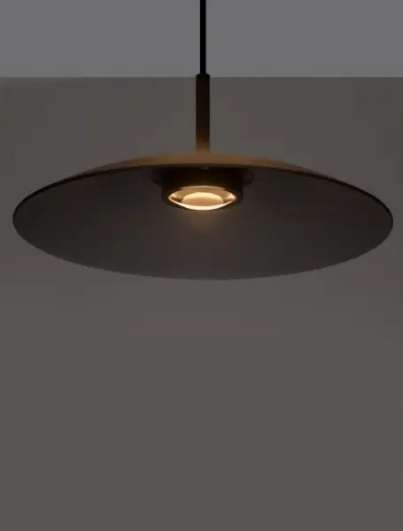 LED černo-kouřový designový lustr Polifemo 140