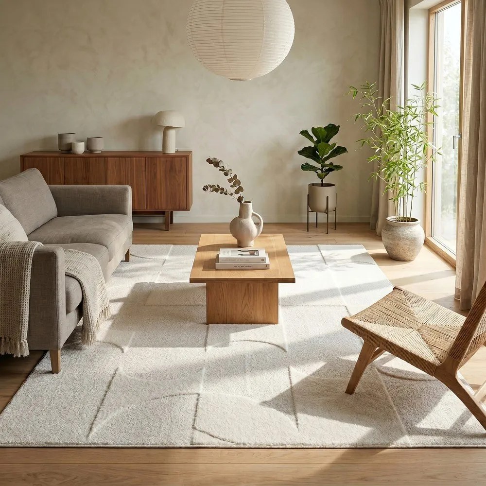 Krémový koberec 160x230 cm Luna – ESTE