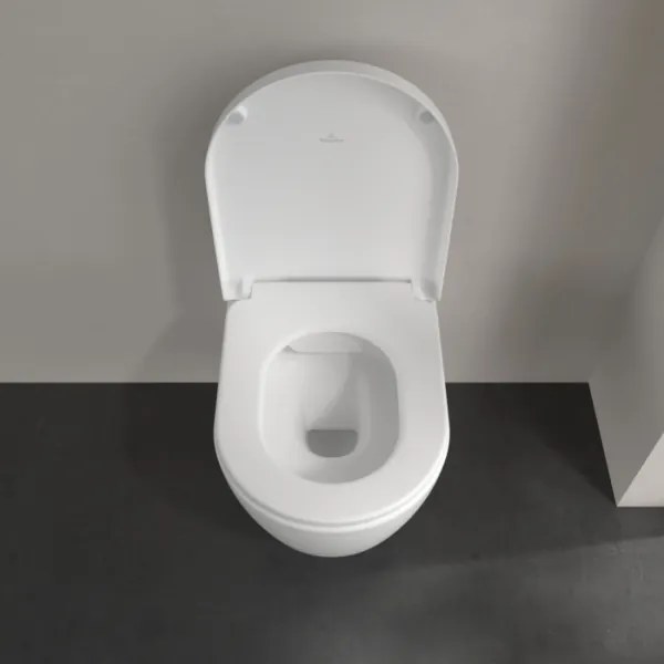 Villeroy & Boch 5656HRRW - Závěsné WC s prkénkem SoftClose AVENTO keramika/bílá