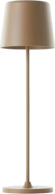 Brilliant G90939/18 Venkovní AKU stolní lampa KAAMI cappuccino USB-C