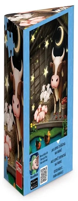 Dino Puzzle triangl Zvířátka na farmě 24 dílků