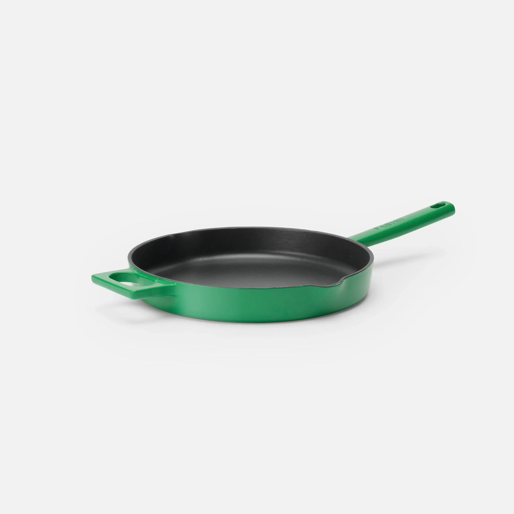 Fabini Pánev Mattia 3.0, ø 26 cm - Smaltovaná litinová pánev, lesklá zelená