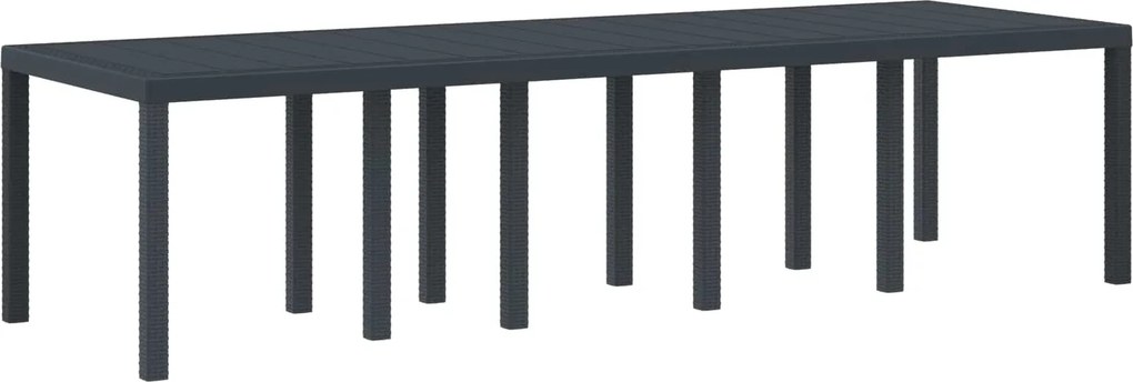 Zahradní stůl Antracit 300 x 100 x 73 cm polyratan 3378520