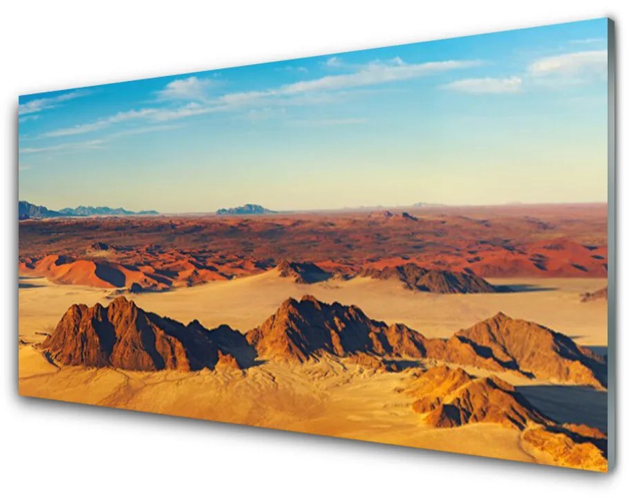 akrylový obraz Poušť Nebe Krajina 140x70 cm