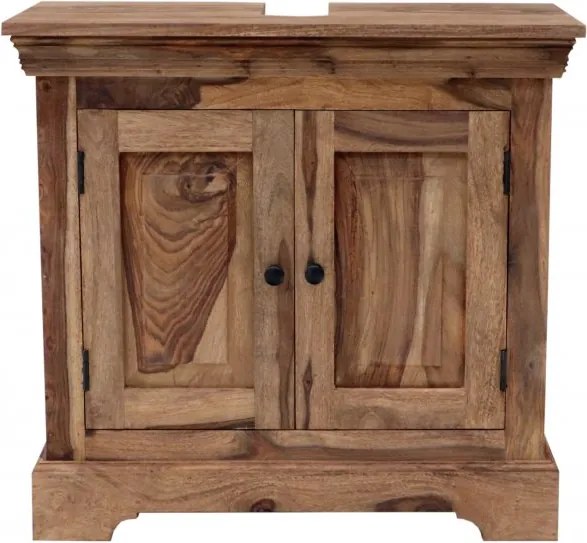 Indický nábytek - Skříňka pod umyvadlo Jali 90x70x45 z indického masivu palisandr Only stain