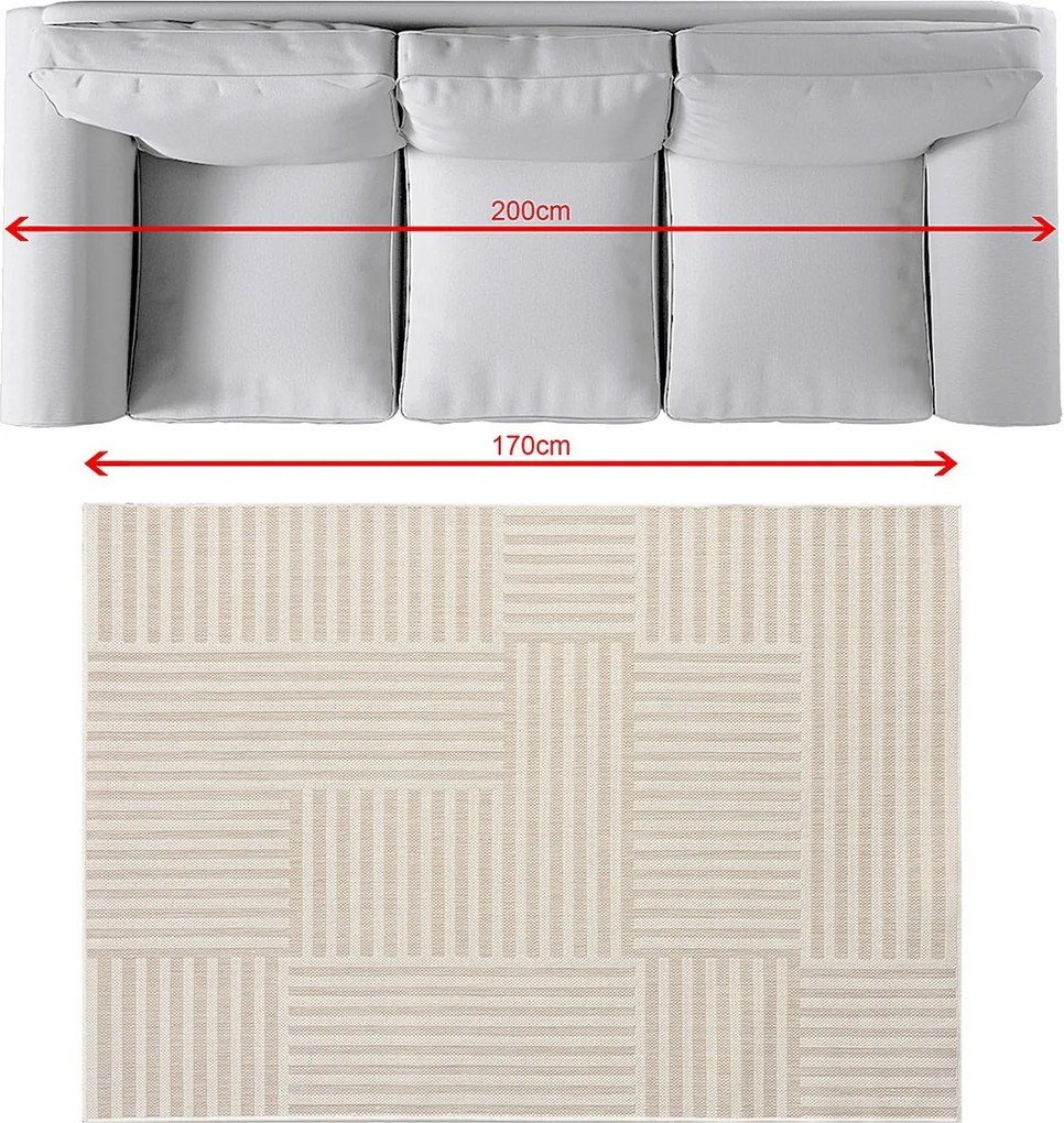 Koberec Mellow Beige II 120x170 cm