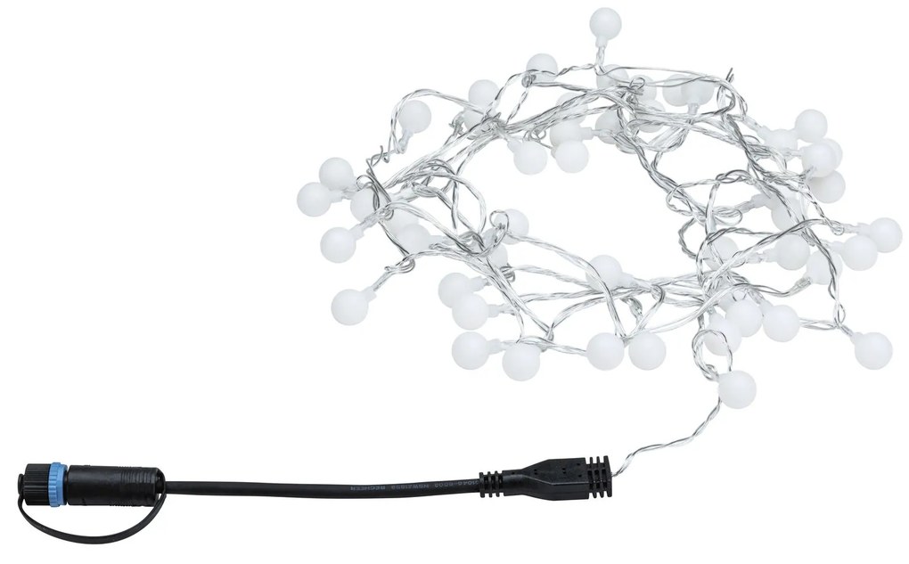 Paulmann 94558 Plug&Shine světelný řetěz, 48 LED světýlek, délka 5m IP44, 24V