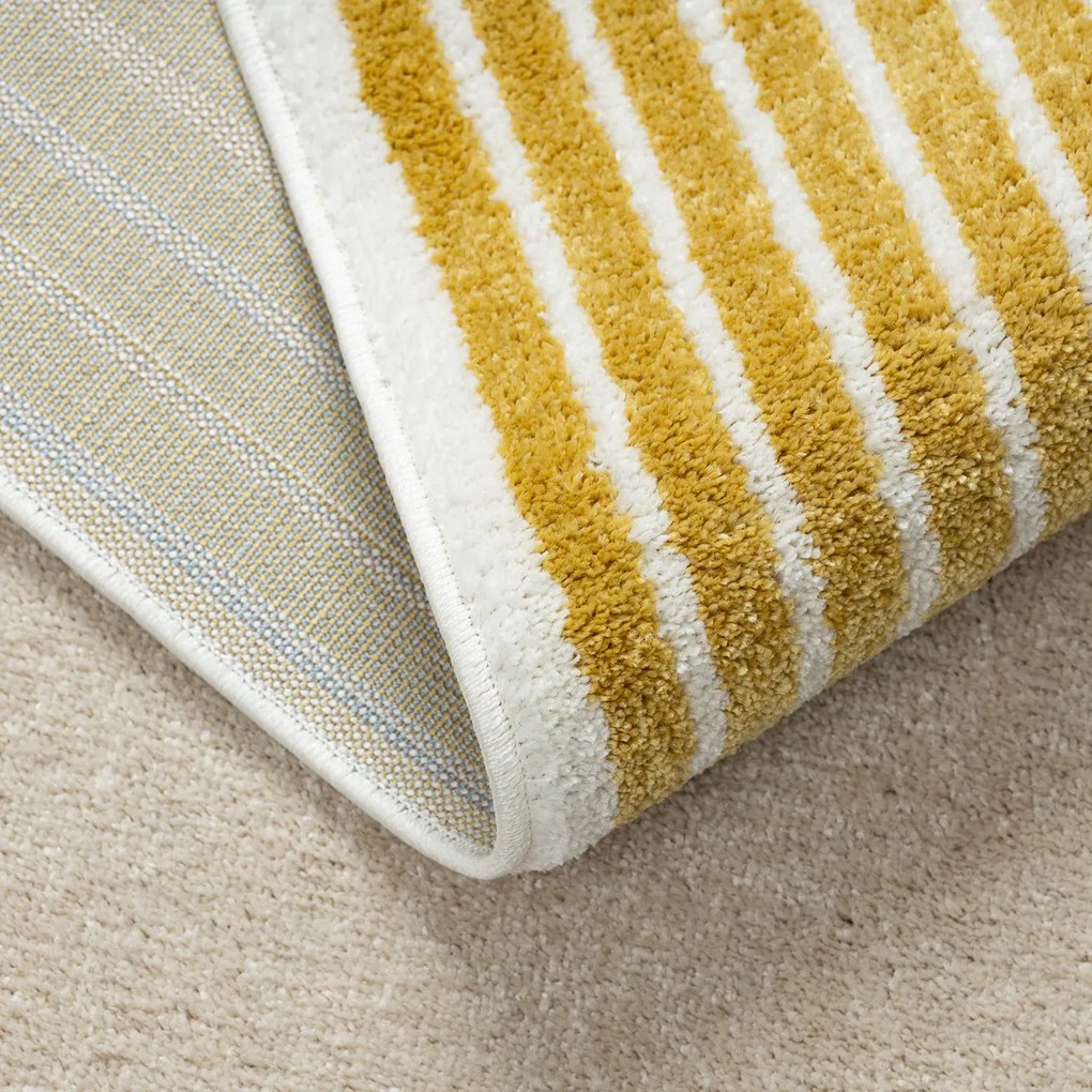 Dywany Łuszczów, Kusový koberec Fusion 0240 cream/yellow, 200x290, vícebarevná, kancelář