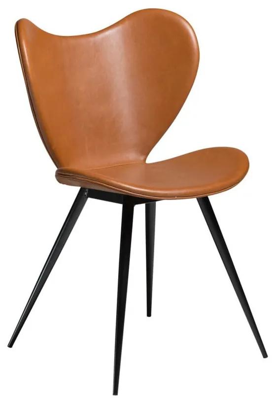 Hnědá koženková židle DAN-FORM Denmark Dreamer