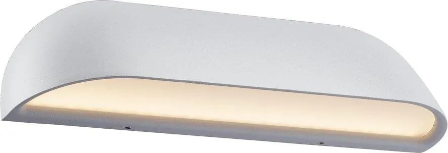 NOR 84081001 Venkovní nástěnné svítidlo Front 26 1x9,8W LED bílá opál - NORDLUX