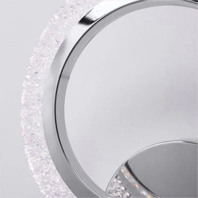 Toolight Toolight, LED nástěnné svítidlo 22x19cm, 8W, 3000K, LHJ067-W, chromová, OSW-60035