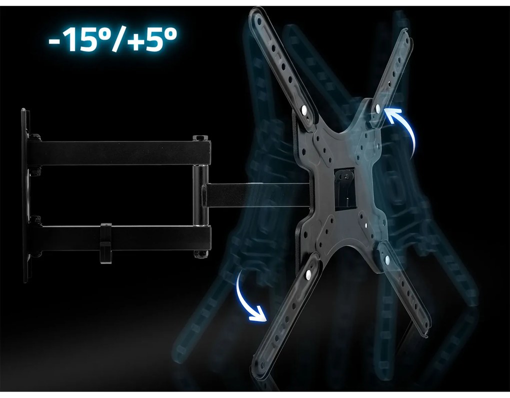 Držák na TV Humberg 17-56 palců s nosností 30 kg pro montáž na zeď