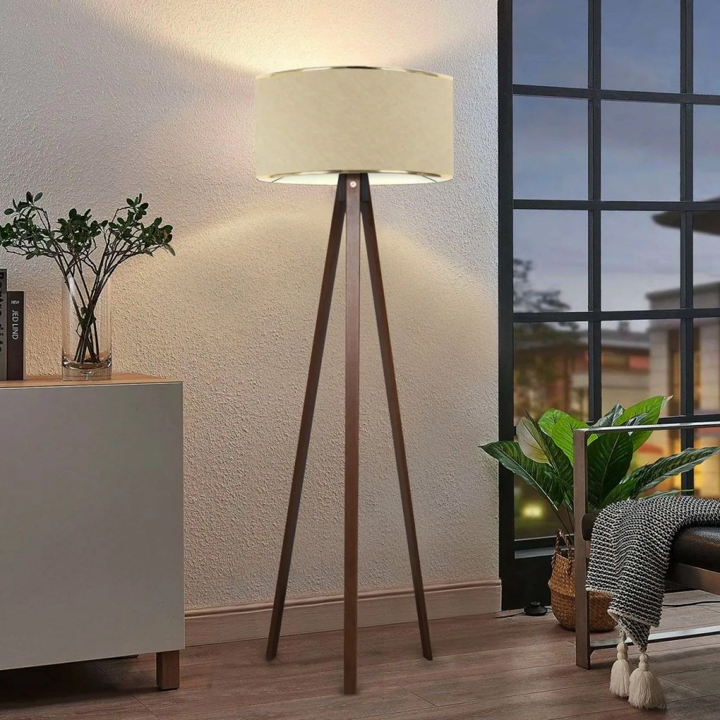 Stojací lampa AYD II 140 cm béžová