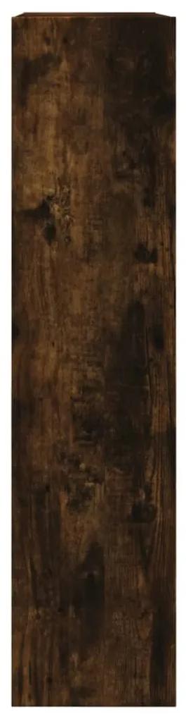 Botník kouřový dub 80 x 21 x 87,5 cm kompozitní dřevo - Default Title