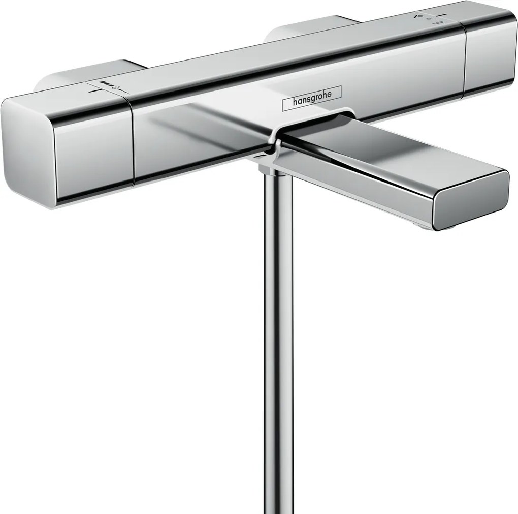 Hansgrohe Ecostat E, termostatická vanová baterie, chromová, 15774000